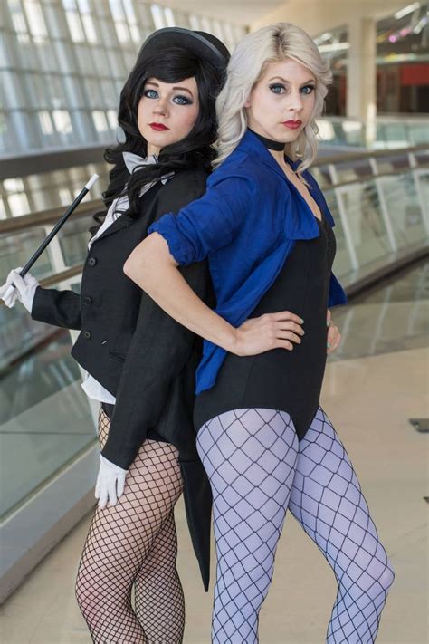 Zatanna And Black Canary 2014 Dallas Comic Con Fashion Black Canary Women