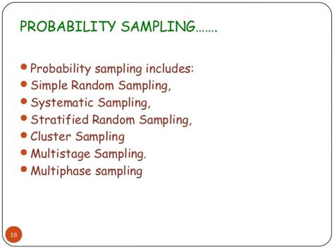 Sampling Methods