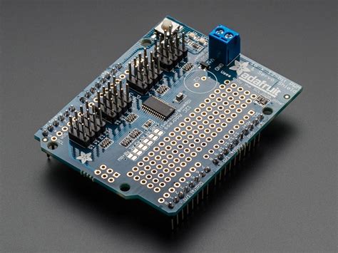 16 канальний 12 bit pwm servo шилд з i2c інтерфейсом від adafruit