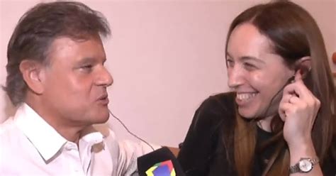 María Eugenia Vidal Y Quique Sacco Hablaron Por Primera Vez De Su
