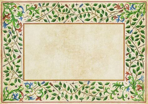 Illuminated Manuscript Borders Zytyred