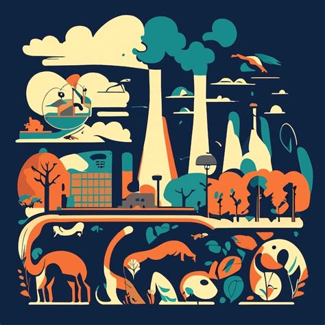 Premium Vector Handdrawn Ecology Evolution