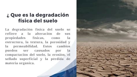 DEGRADACION FISICA DEL SUELO Contaminacion Edafica Pdf Descarga Gratuita