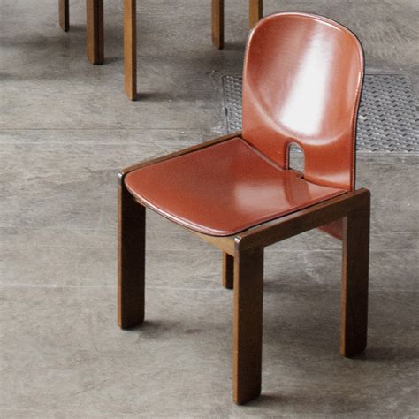 Afra And Tobia Scarpa 121 Dining Chairs For Cassina 1968 Set Of 4