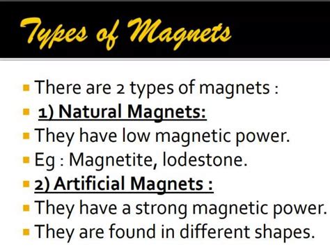 Power Point Presentation On Magnetism For ICSE Class IX Students PPT