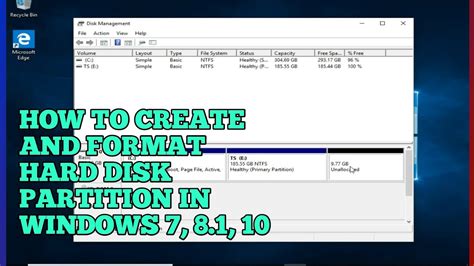 How To Create Partition On Windows 10 81 7 Hard Disk Partition Shrink By Tech Solution How To Create Partition On Windows 10 81 7 Hard Disk Partition Shrink By Tech Solution