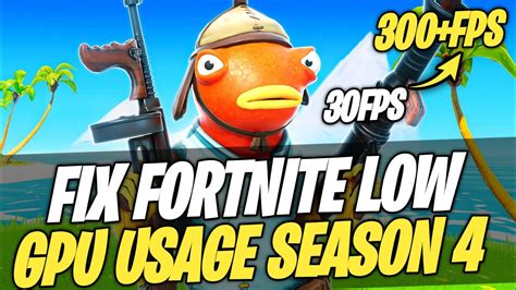 How To Fix Low GPU Usage In Fortnite Get More FPS YouTube