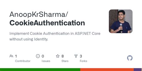 GitHub AnoopKrSharma CookieAuthentication Implement Cookie Authentication In ASP NET Core