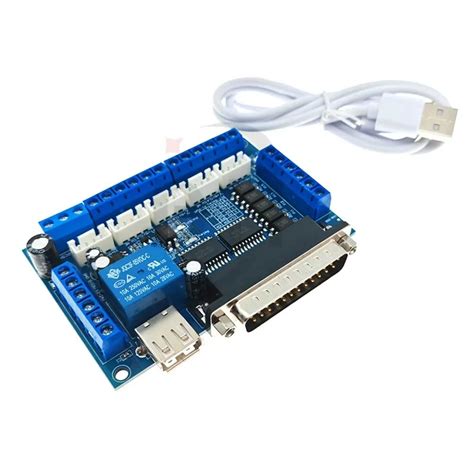 1set Mach3 Engraving Machine Cnc 5 Axis Stepper Motor Driver Interface