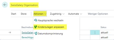 Änderung der Kinderzulagen