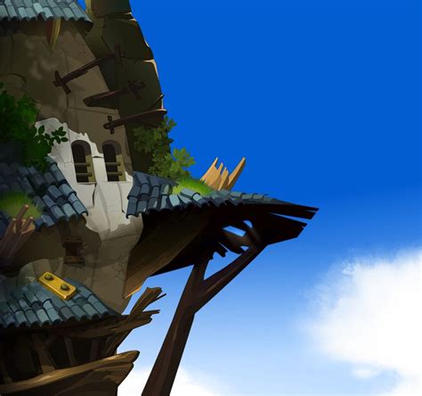 Cenários das séries Wakfu e Dofus da Ankama por Stéphane Baton