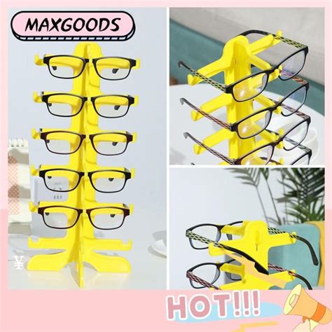 1 X Sunglass Holder Plastic Sunglasses Show Rack Holders Eyeglasses