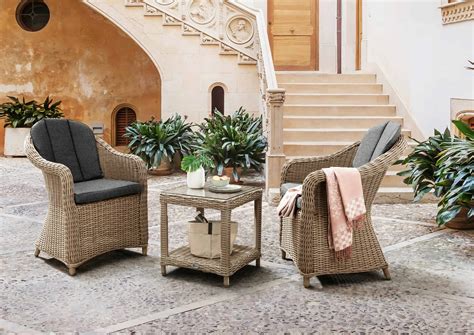Destiny Balkonset Malaga Ii 8 Tlg 2 Sessel Set Mit Beistelltisch
