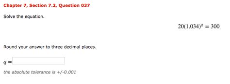 Solved Chapter 7 Section 7 2 Question 037 Solve The Chegg