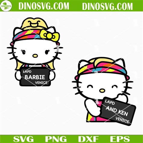 Hello Kitty Barbie Svg Bundle Im A Barbie Girl Svg Cute Kitty Cat