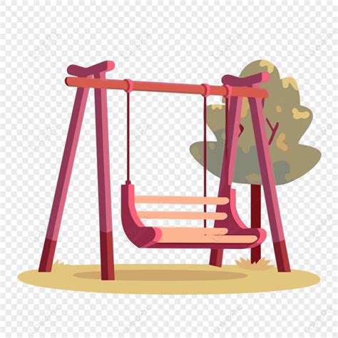 Swingset Clipart Swings In Park Vector Illustration Cartooncartoon