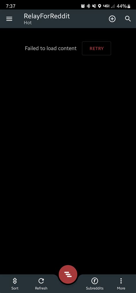 Relay Fails To Load Anything Rrelayforreddit