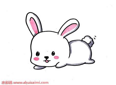 简笔画的小白兔 天马图吧