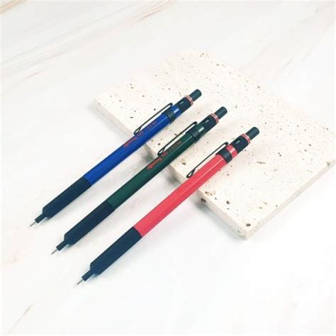 Rotring 로트링 500 샤프 블루 그린 레드 핫트랙스