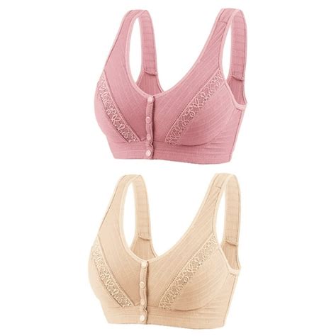 Mallwal Womens Sports Bra Back Smoothing Bra Feature V Neck Bralette