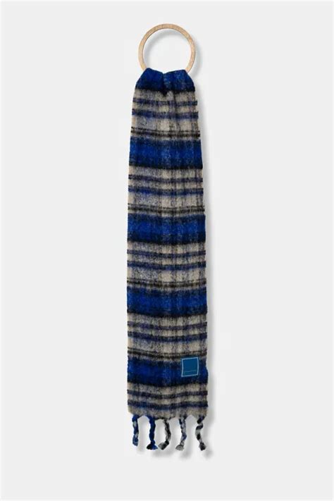Ader Error Wool Scarf Blue Color Bn01fwac0402bl At Prm Us