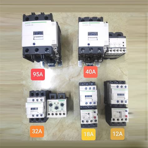 KhỞi ĐỘng TỪ 3 Pha Cjx2n Contactor 3 Pha 40a~95a Chính Hãng Energy