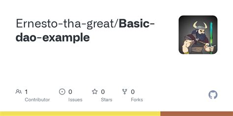 Github Ernesto Tha Greatbasic Dao Example