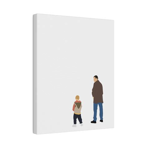 Minimalist Big Daddy Retro Movie Art Matte Canvas Stretched Etsy