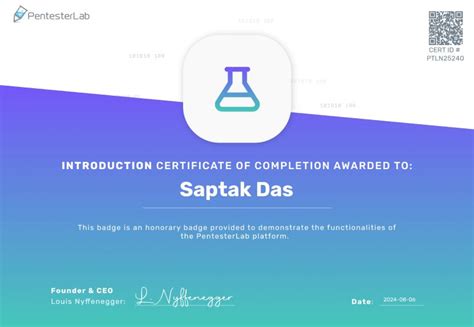 Saptak Das On Linkedin Hi All I Just Completed Pentesterlabs