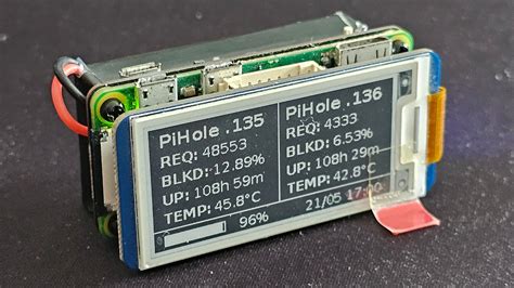 Im In Love With This Diy Pi Hole Monitor That Comes With Its Own Backup Battery