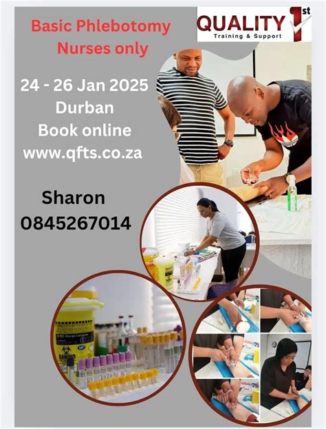 24 To 26 Jan 2025 Basic Phlebotomy Skills Awareness Workshop Nurses