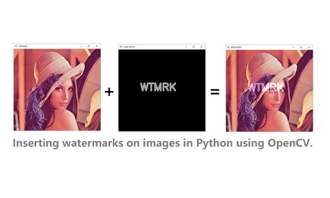 AÑadir Marcas De Agua En ImÁgenes En Python Con Opencv El