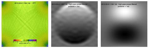 Images Of Gong Site Dopplergrams From Big Bear After Low Pass Filtering