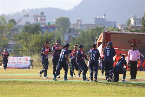 नवौँ राष्ट्रिय खेलकुद महिला क्रिकेटको डेब्युमै पुलिसलाई स्वर्ण