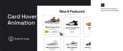 Card Hover Animation Figma