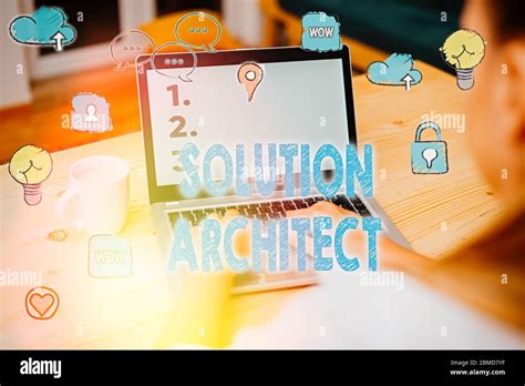 Word Writing Text Solution Architect Business Photo Showcasing Design Applications Or Services