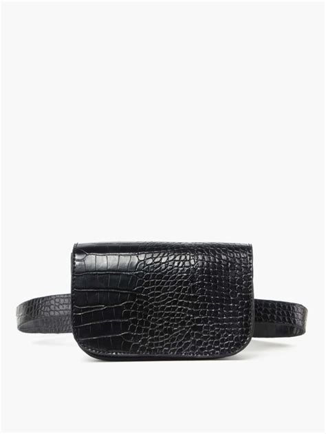 Mini Crocodile Embossed Belt Bag Shein Usa