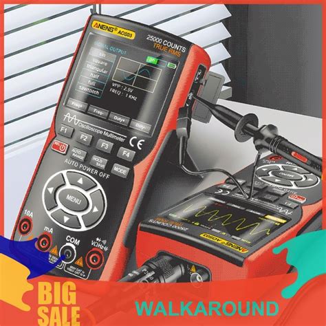 เครื ่ องกําเนิดสัญญาณมัลติมิเตอร ์ Oscilloscope ดิจิตอลเอาต ์ พุตรูปคลื ่ น 2 ช ่ อง 50mhz