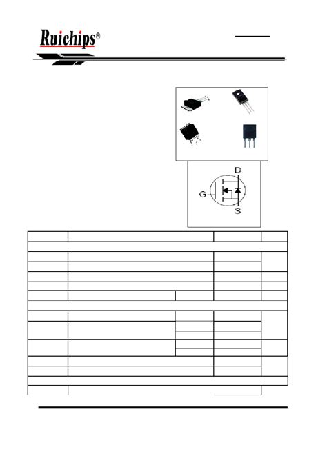 RU4099R datasheet(1/12 Pages) RUICHIPS | N-Channel Advanced Power MOSFET