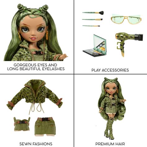 Rainbow High Green Fashion Doll Olivia Woods Lol Surprise