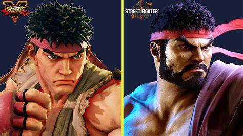 Street Fighter 6 Vs Street Fighter 5 ALL Returning Characters Models