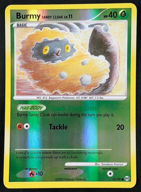 Burmy Reverse Holo 57 Prices Pokemon Arceus Pokemon Cards
