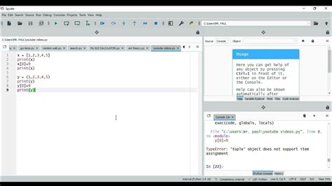 Data Types In Python List Tuples And Dictionaries Youtube