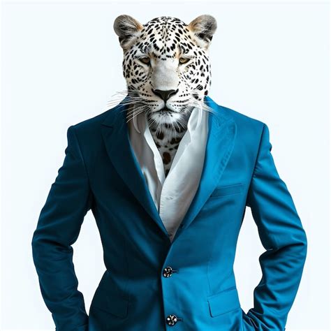 Premium Photo White Leopard