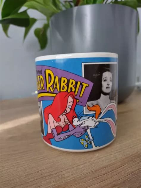 Vintage Who Framed Roger Rabbit Jessica Rabbit Mug 1987 Disney Amblin