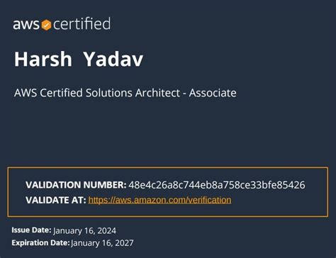 Harsh Yadav On Linkedin Aws Solutionsarchitect Cloudexpert