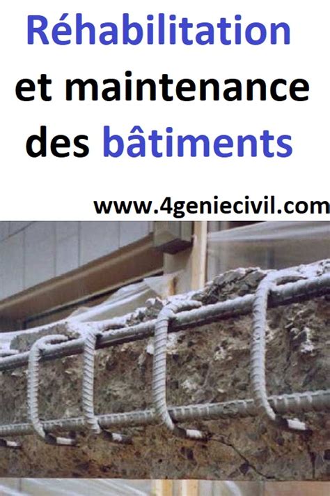 Réhabilitation et maintenance des bâtiments Cours PDF