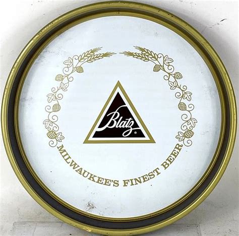 1969 Blatz Beer 13 Inch Tray La Crosse Wisconsin Sold At Auction From