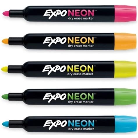 Expo Neon Window Dry Erase Markers Scooboo Expo