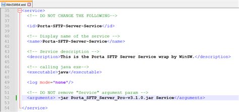 How To Run Porta Sftp Server As Windows Service Porta Sftp Server